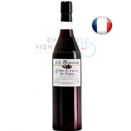 Licor GE Massenez Creme de Cassis de Dijon - Licor França | BoaBebida